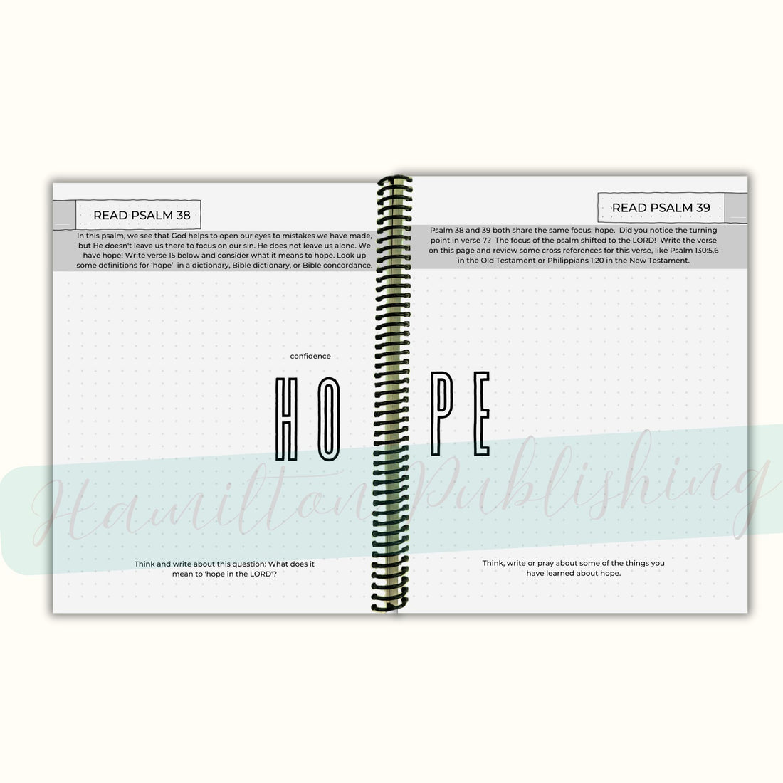 Psalms Bible Study Journal - All 150 Psalms | Deluxe Spiral-Bound ...