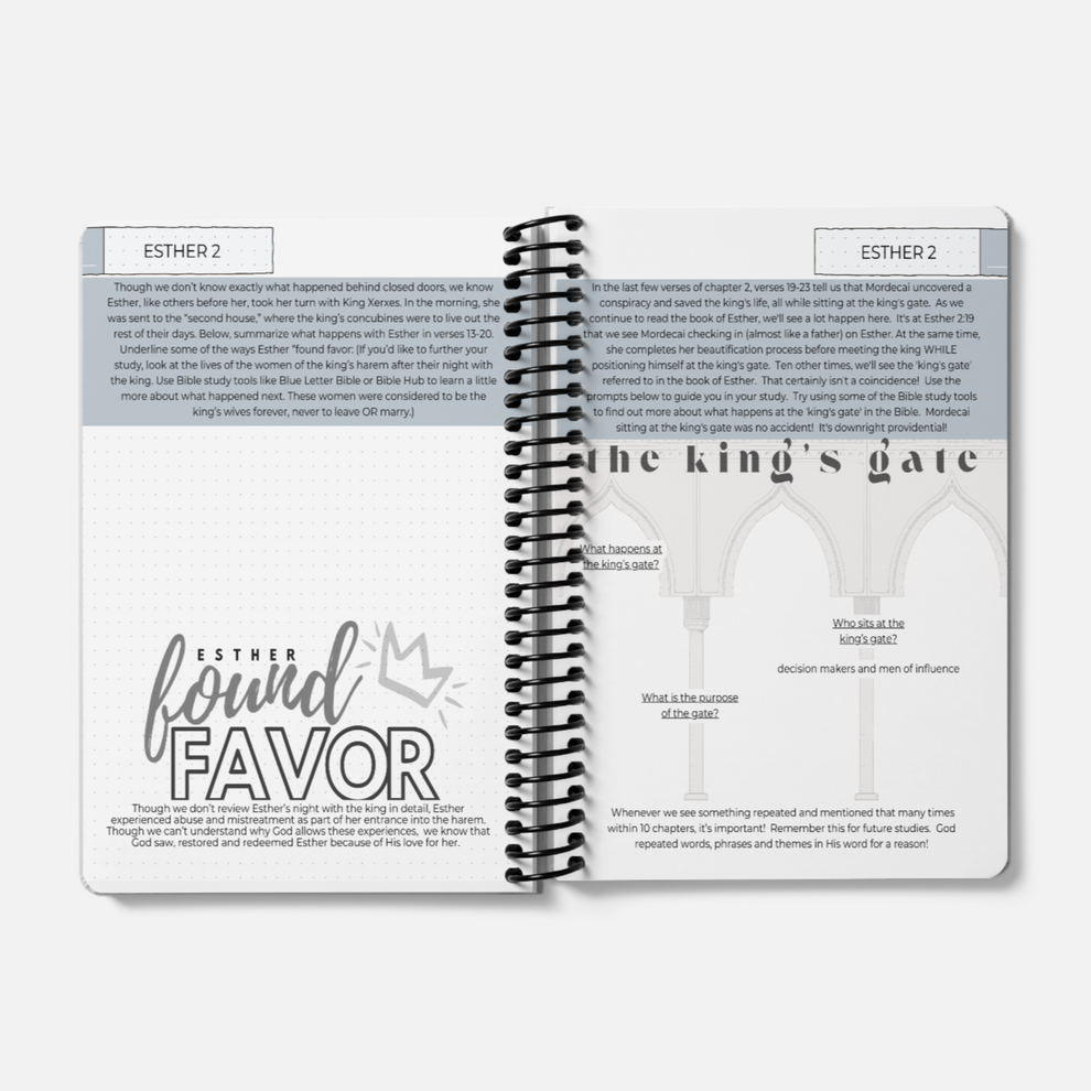 Esther Bible Study - Creative Journal with Prayer and Prompts ...